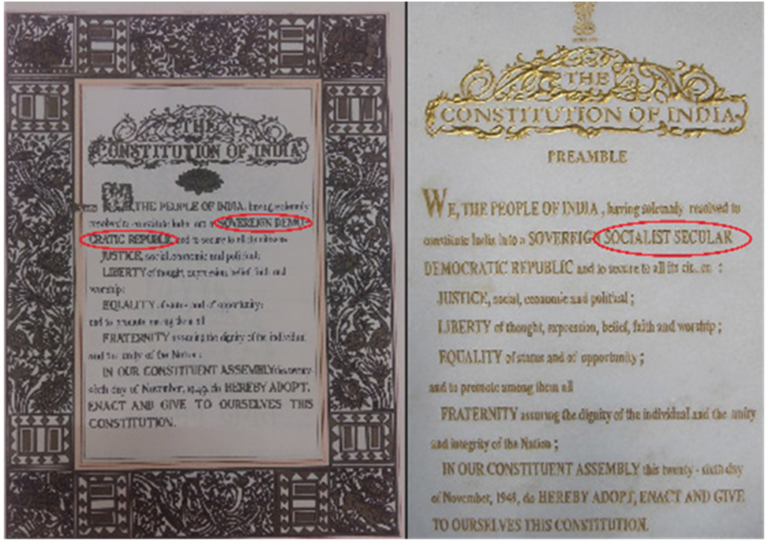 Why the words ‘Secular’ and ‘Socialist’ added to the Preamble? - FOTIS EDU